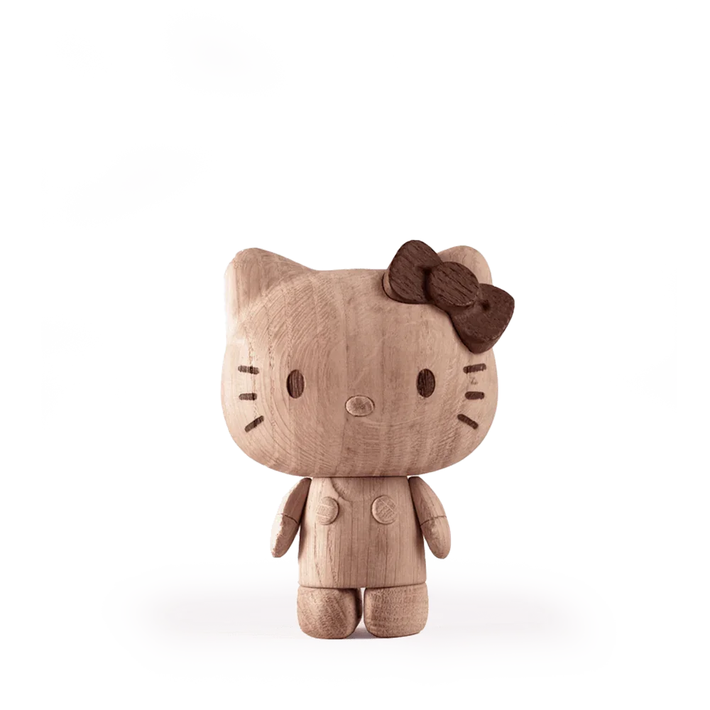 Hello Kitty smoke stained oak small - Bolig/Livsstil - SAMILLA